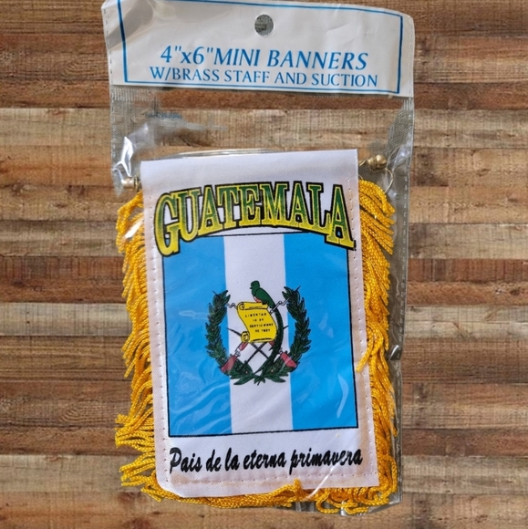 Accents | Nwtguatemala Mini Banner Flag Great For Car Home Window ...